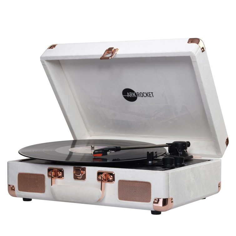Arkrocket Audio Arkrocket Curiosity Bluetooth Turntable Retro Suitcase ...