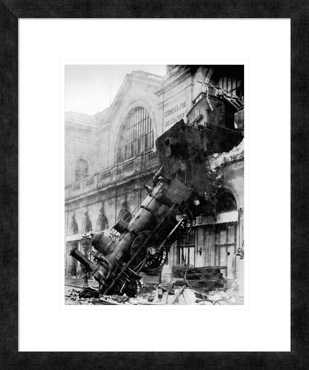 Global Gallery Train Wreck At Montparnasse, Paris, 1895 - Graphic Art ...