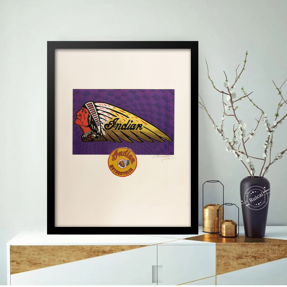 Venice Beach Collections Indian Motorcycles - Single Picture Frame ...