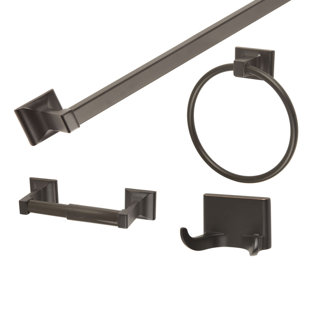 Wayfair | Oil Rubbed Bronze Bathroom Hardware Sets You'll Love in 2023