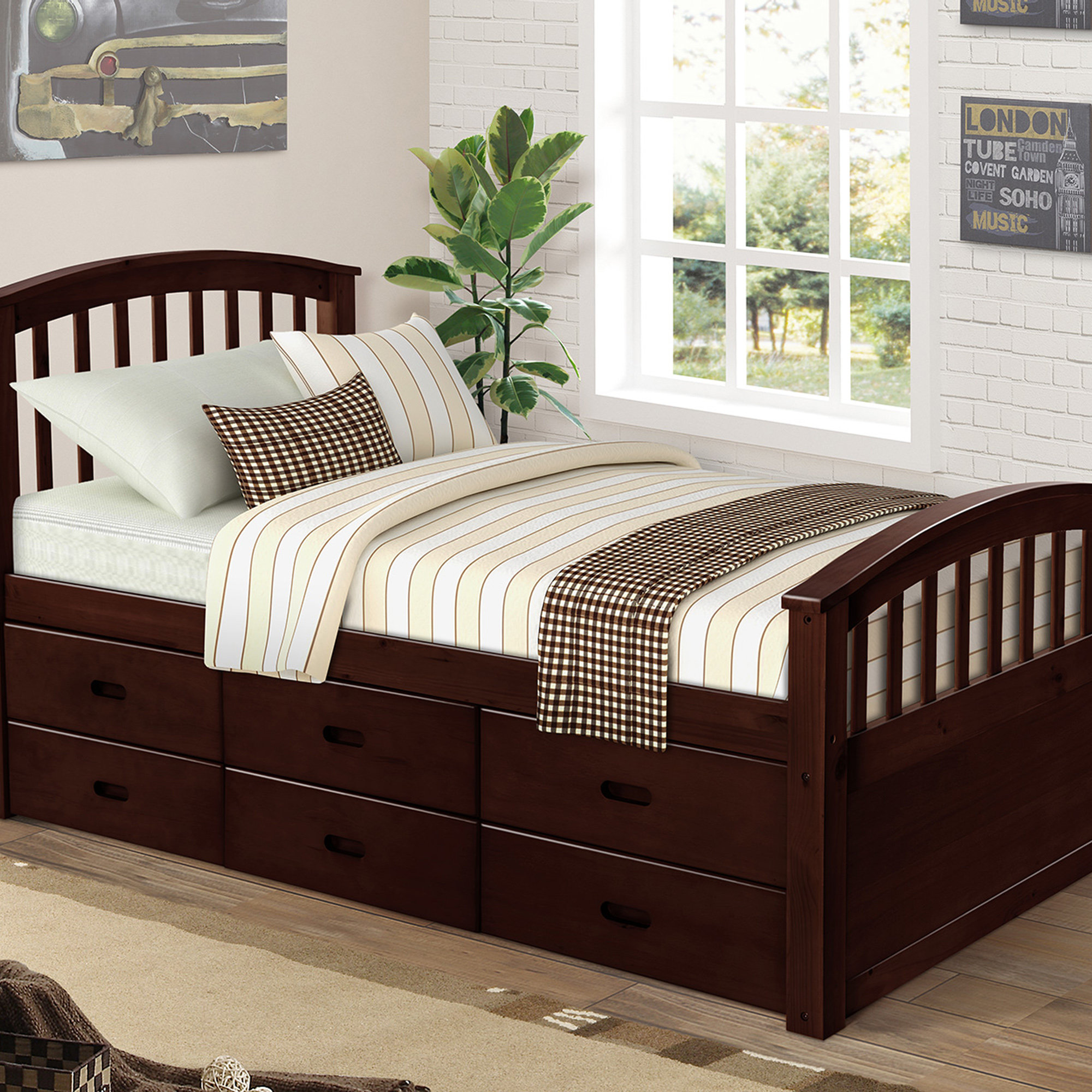 Grovelane Hingham Storage Standard Bed | Wayfair