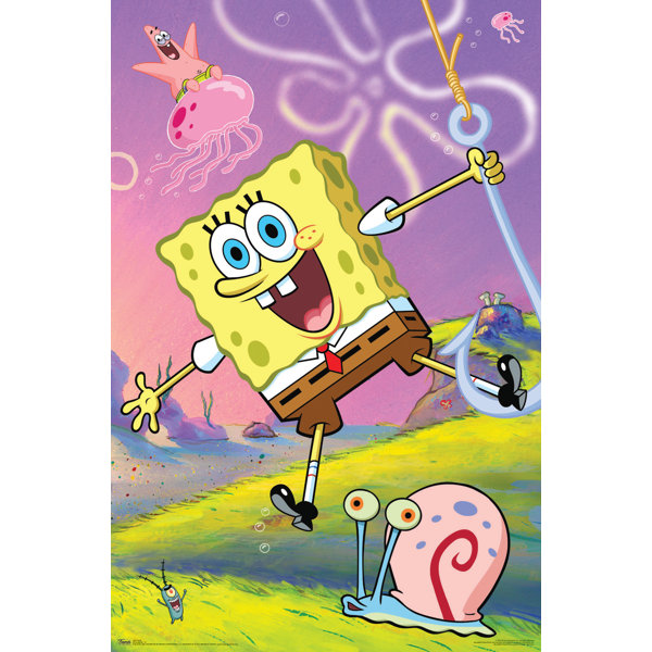 Trends International Spongebob - 10 Paper Print | Wayfair
