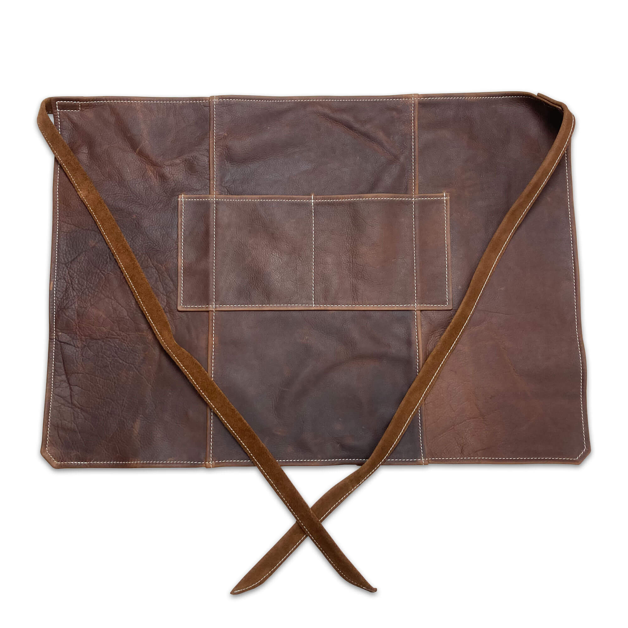 Red Barrel Studio® Brown Leather Half Size Apron | Wayfair