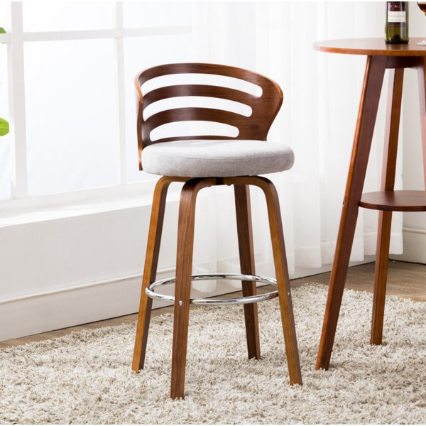 Wrought Studio Hargrave 28" Swivel Bar Stool | Wayfair