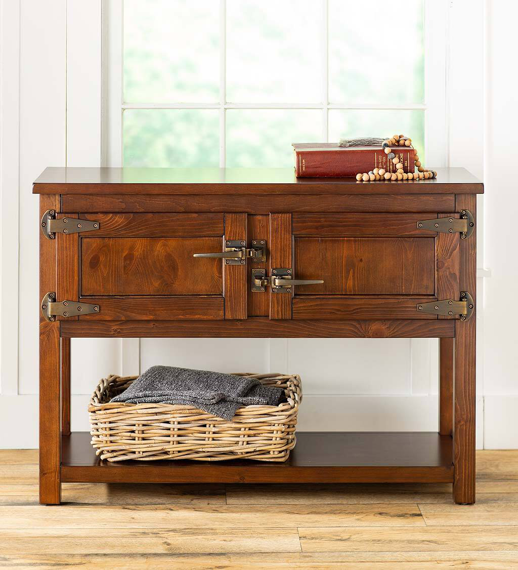Plow & Hearth Portland Ice 42'' Console Table | Wayfair