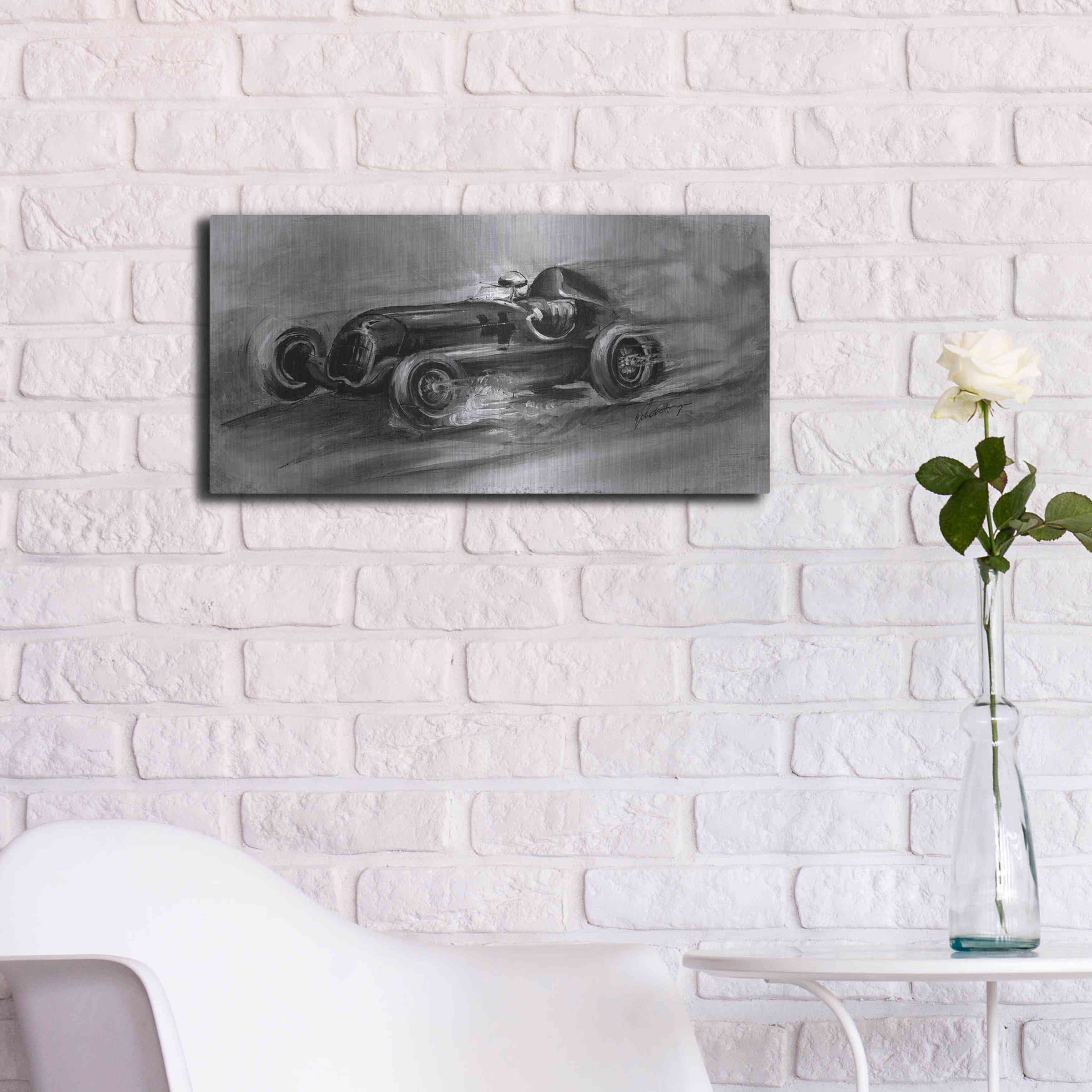 17 Stories Luxe Metal Art 'Inverted Le Mans 1935' By Ethan Ha Inverted ...
