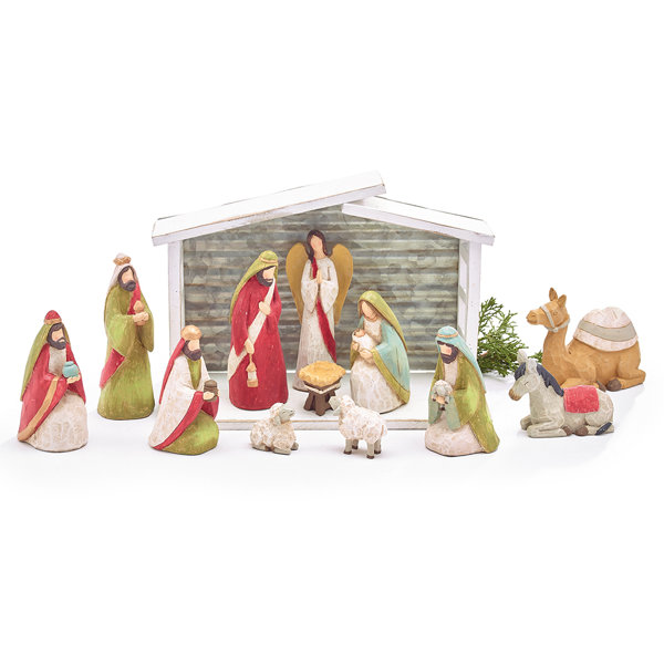 Outdoor Resin Nativity Set | Wayfair