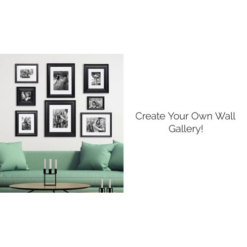 Three Posts™ Teen Syston Gallery Picture Frame - Set of 8 & Reviews ...