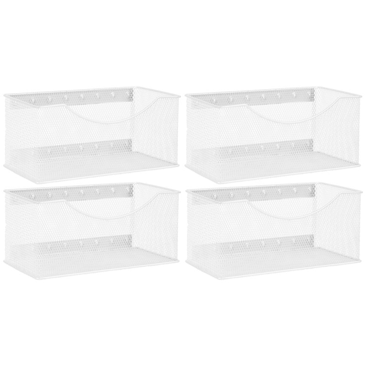 Rebrilliant Wire Magnetic Storage Mesh Basket | Wayfair