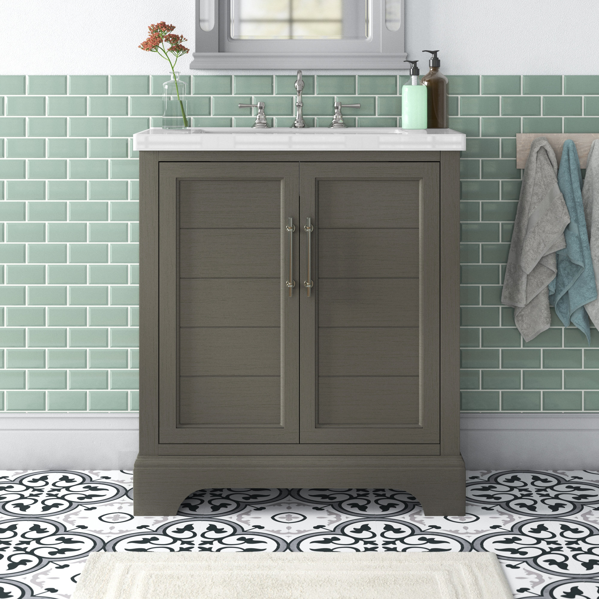 Lark Manor Hollifield 30" Single Bathroom Vanity Set | Wayfair