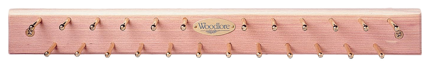 Woodlore Tie Rack Moth Proof Wood Hanging Organizer & Reviews | Wayfair