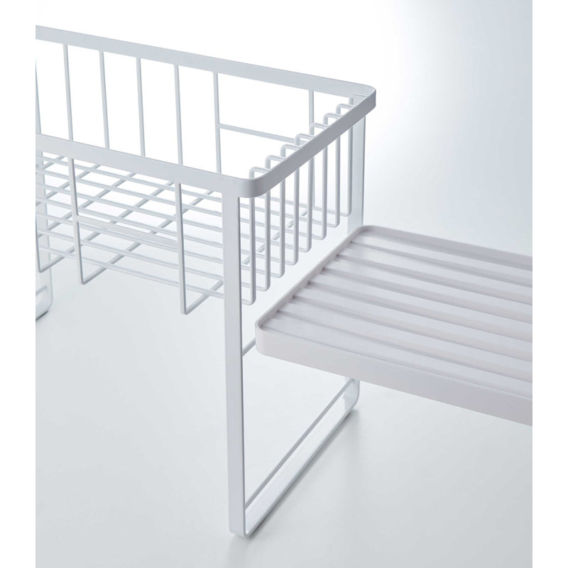 Yamazaki USA Tower Yamazaki Home Two-Tier Adjustable Dish Drainer Rack ...