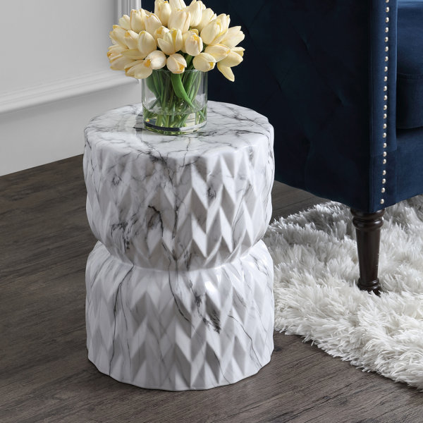 Ivy Bronx Lampkin 17.5'' Tall Ceramic Garden Stool | Wayfair