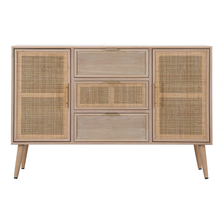 Bay Isle Home Mattydale 120Cm Wide 3 Drawer Sideboard | Wayfair.co.uk