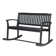 August Grove® Outdoor Candleick Rocking Solid Wood Bench & Reviews ...