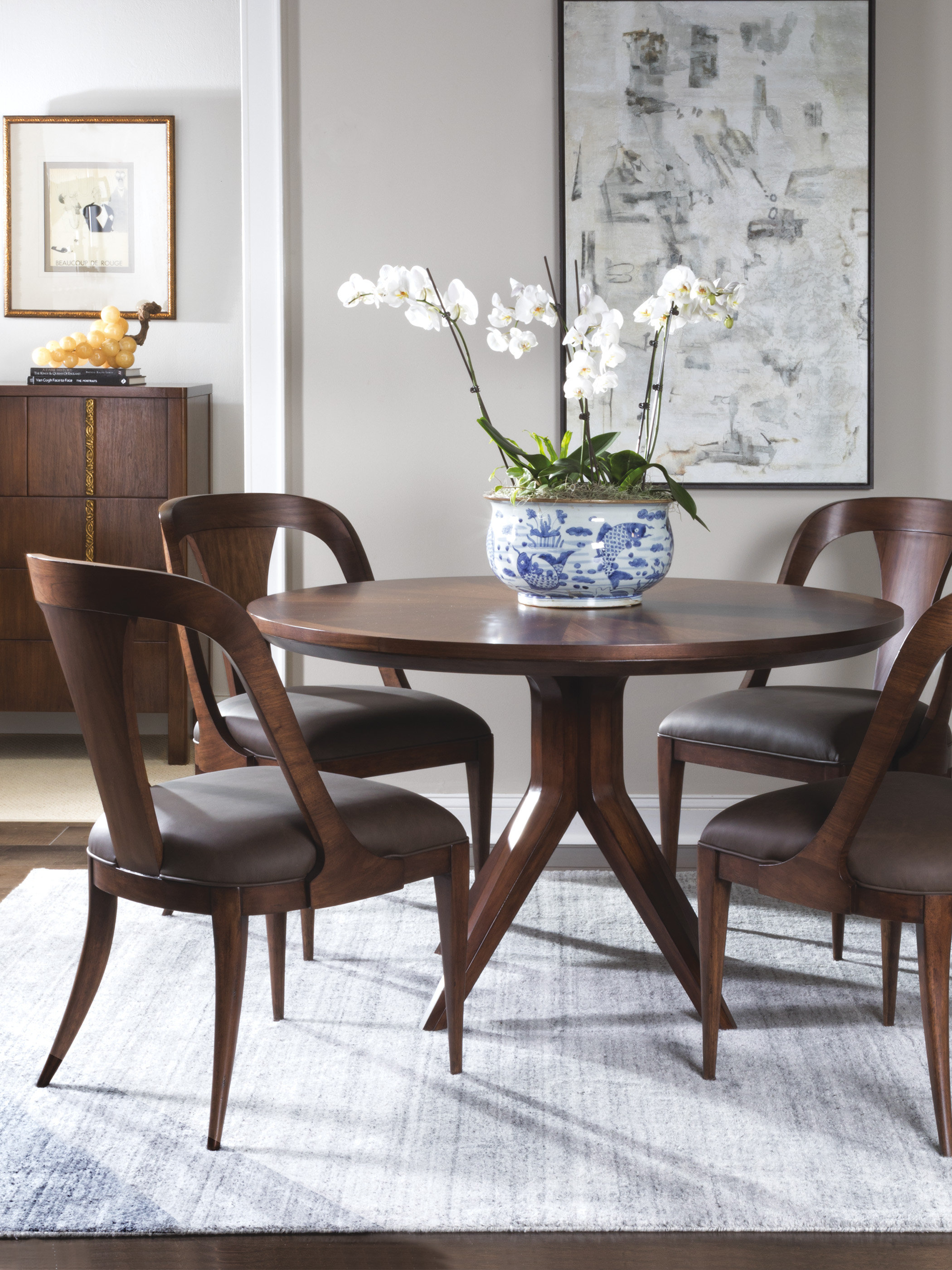 Artistica Signature Designs Beale 5 Piece Solid Wood Dining Set ...