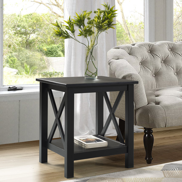 Sand & Stable Stimpson 22'' Tall Solid Wood End Table & Reviews | Wayfair