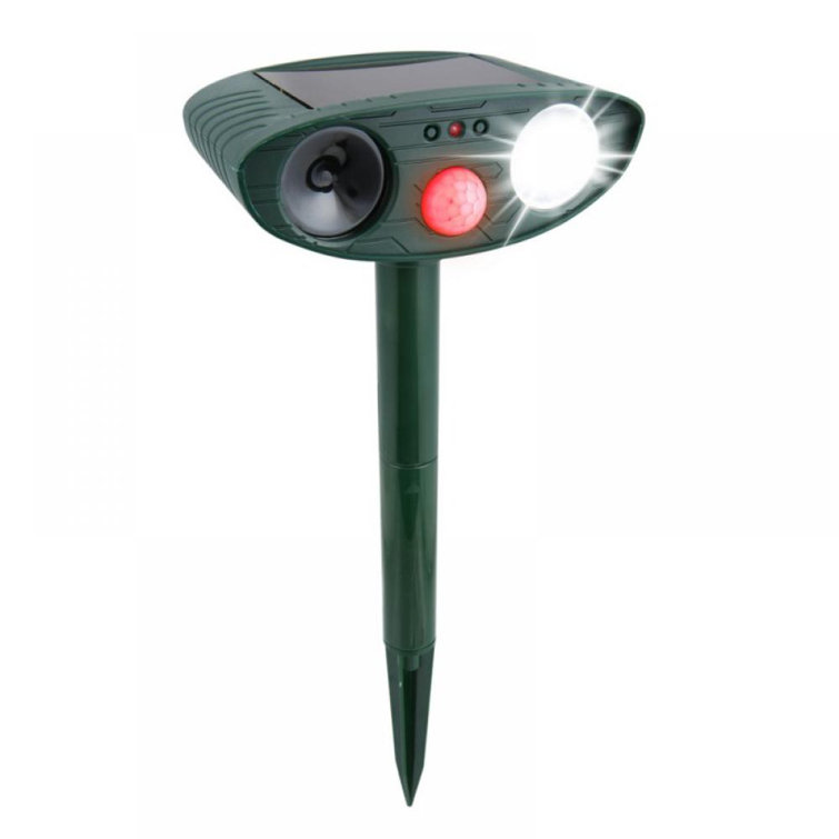 Norbi Outdoor Solar Dog And Cat Repellent Ultrasonic Waterproof Animal ...