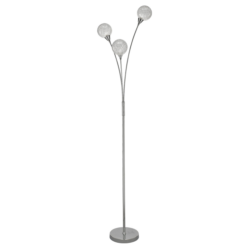 Ivy Bronx Astto 157Cm Chrome Tree Floor Lamp | Wayfair.co.uk