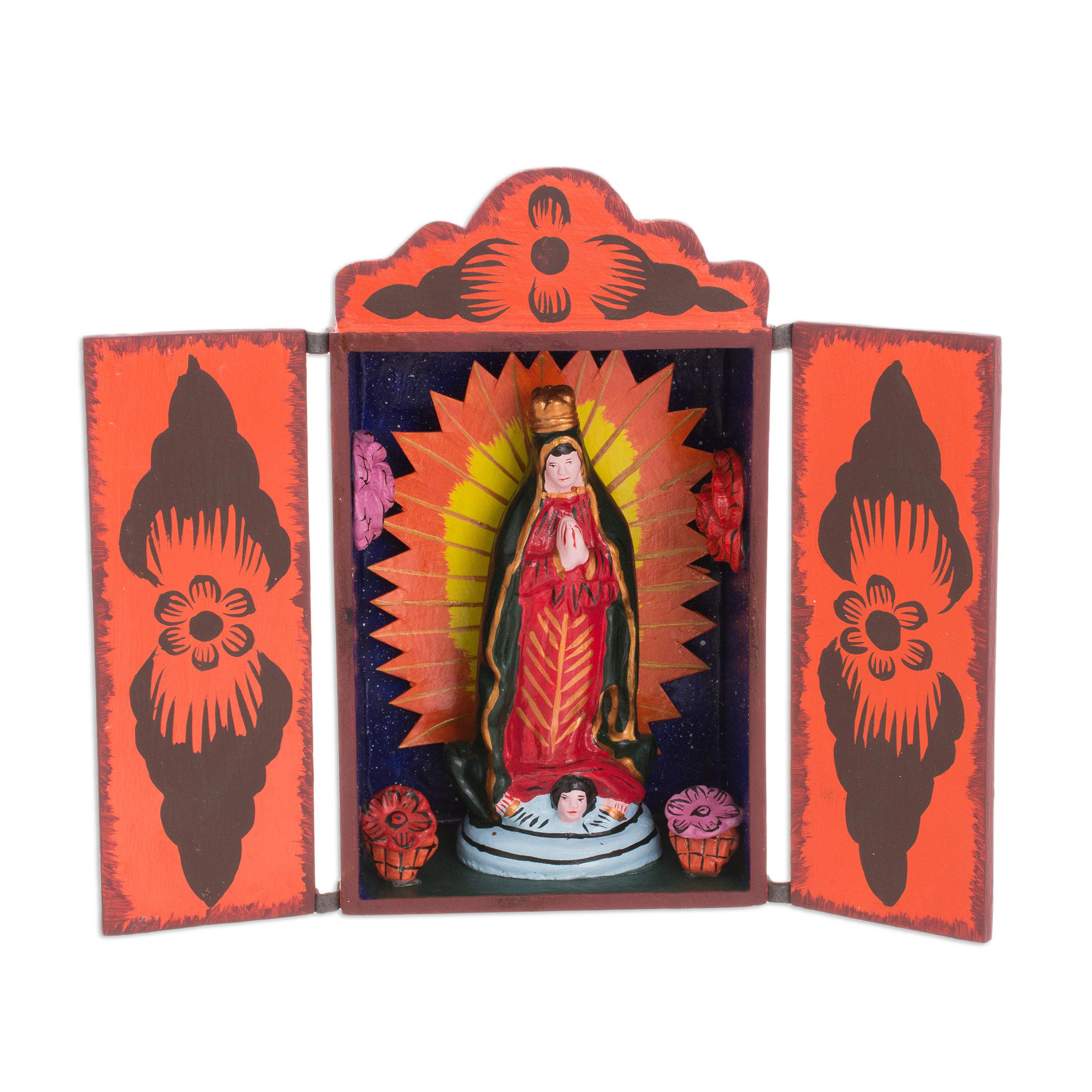 World Menagerie Moreton Handmade Religious Retablo Sculpture & Reviews ...
