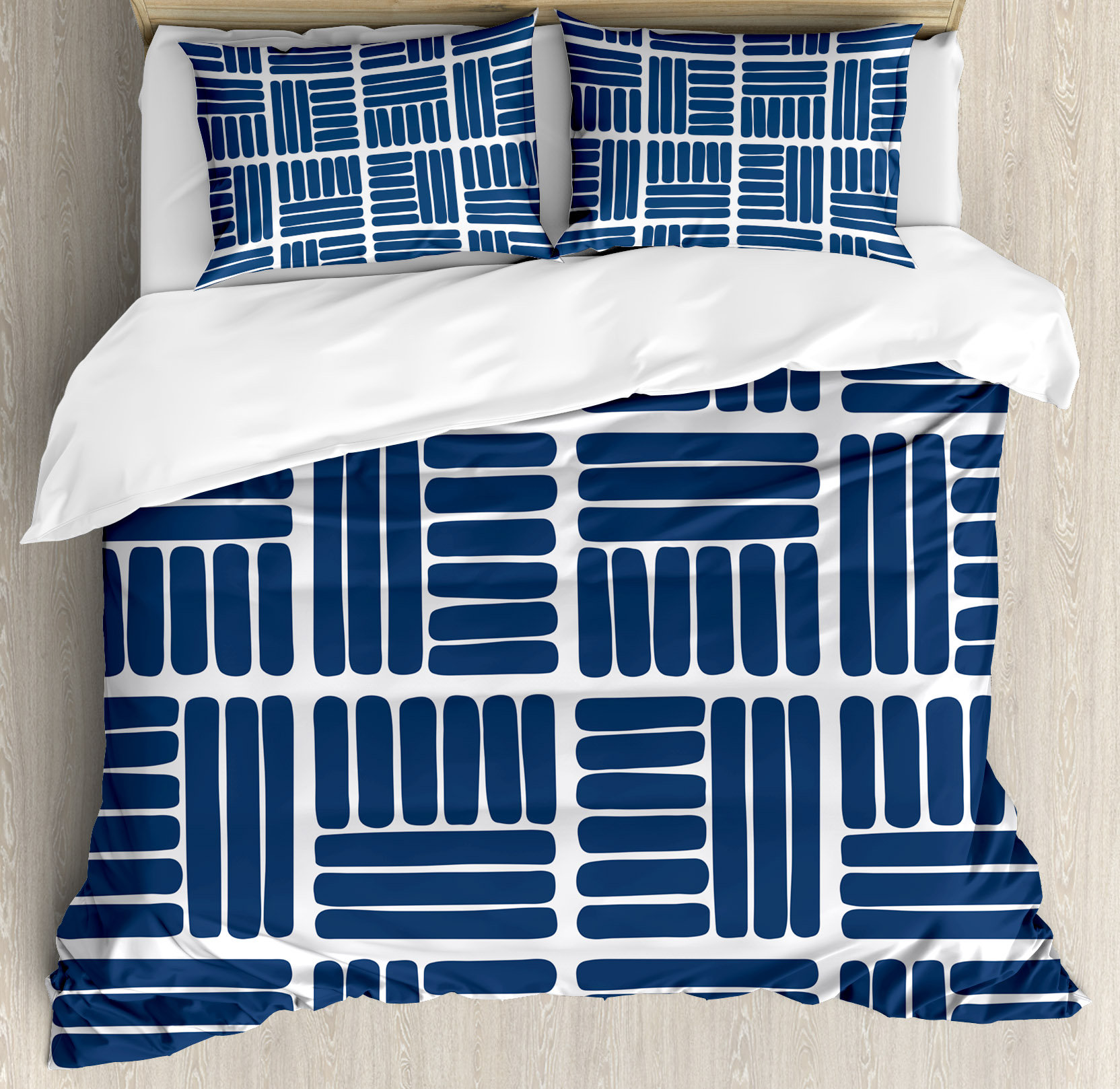 Ambesonne Indigo Duvet Cover Set | Wayfair