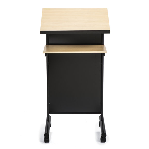 Audio-Visual Direct Wheeled Tabletop Lectern & Reviews | Wayfair