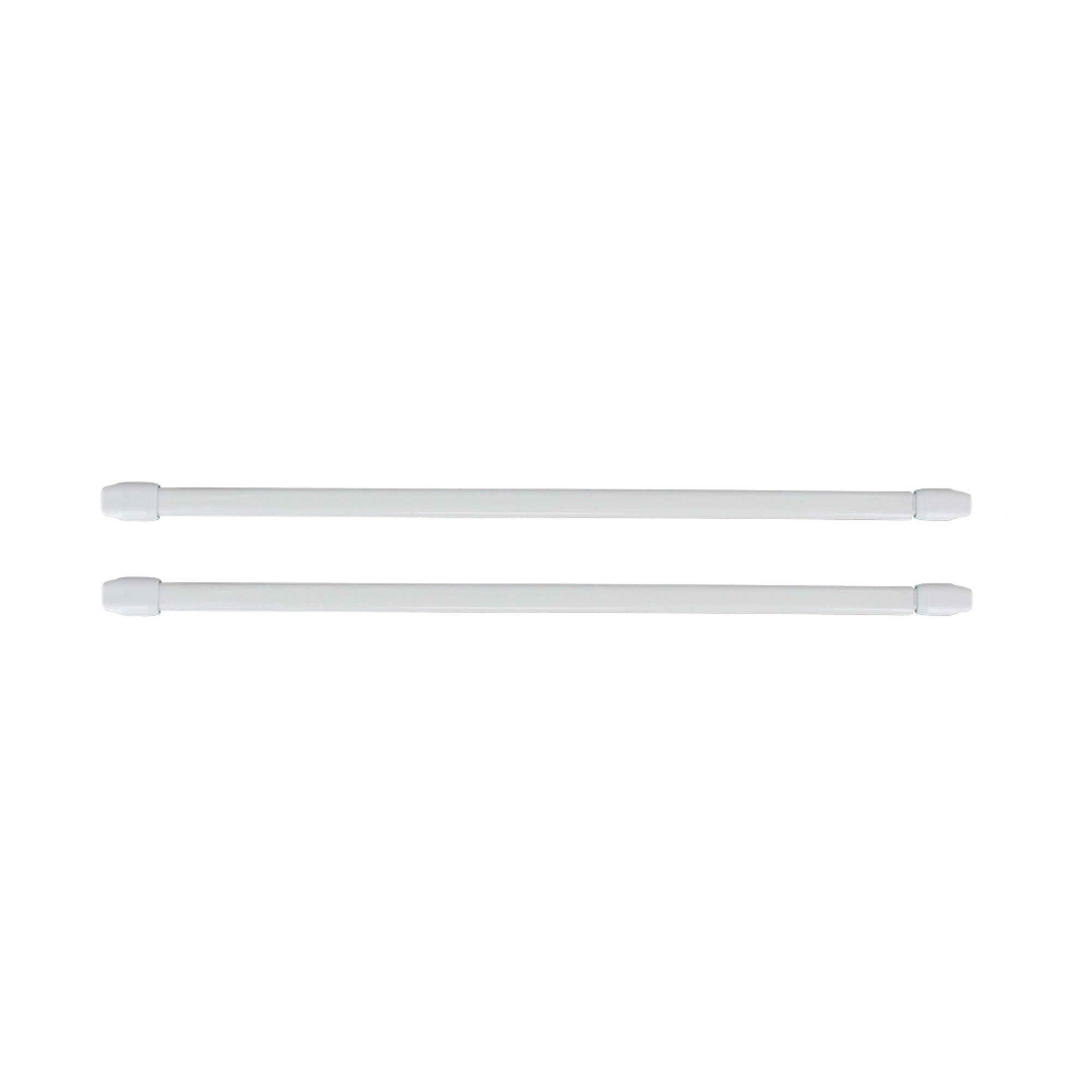 Evideco Café Rod Adjustable Flat Sash Curtain Single Rod & Reviews ...