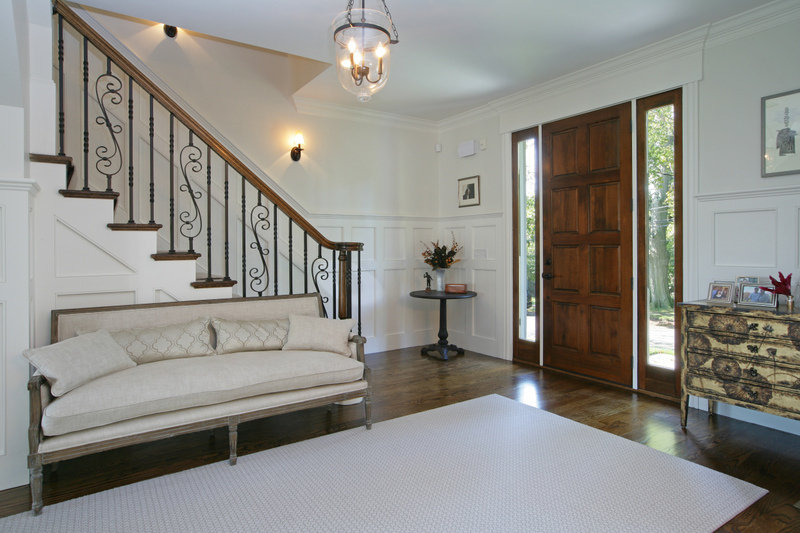 French Country Foyer Design Photo by Kristy Kay | Wayfair