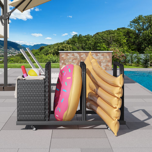 YITAHOME YITA Poolside Wicker Deck Box & Reviews | Wayfair