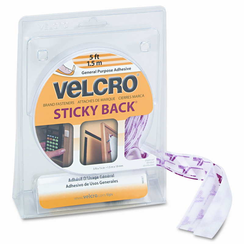 VELCRO USA, INC. Sticky-Back VELCRO® Brand Fastener Tape With Dispenser ...