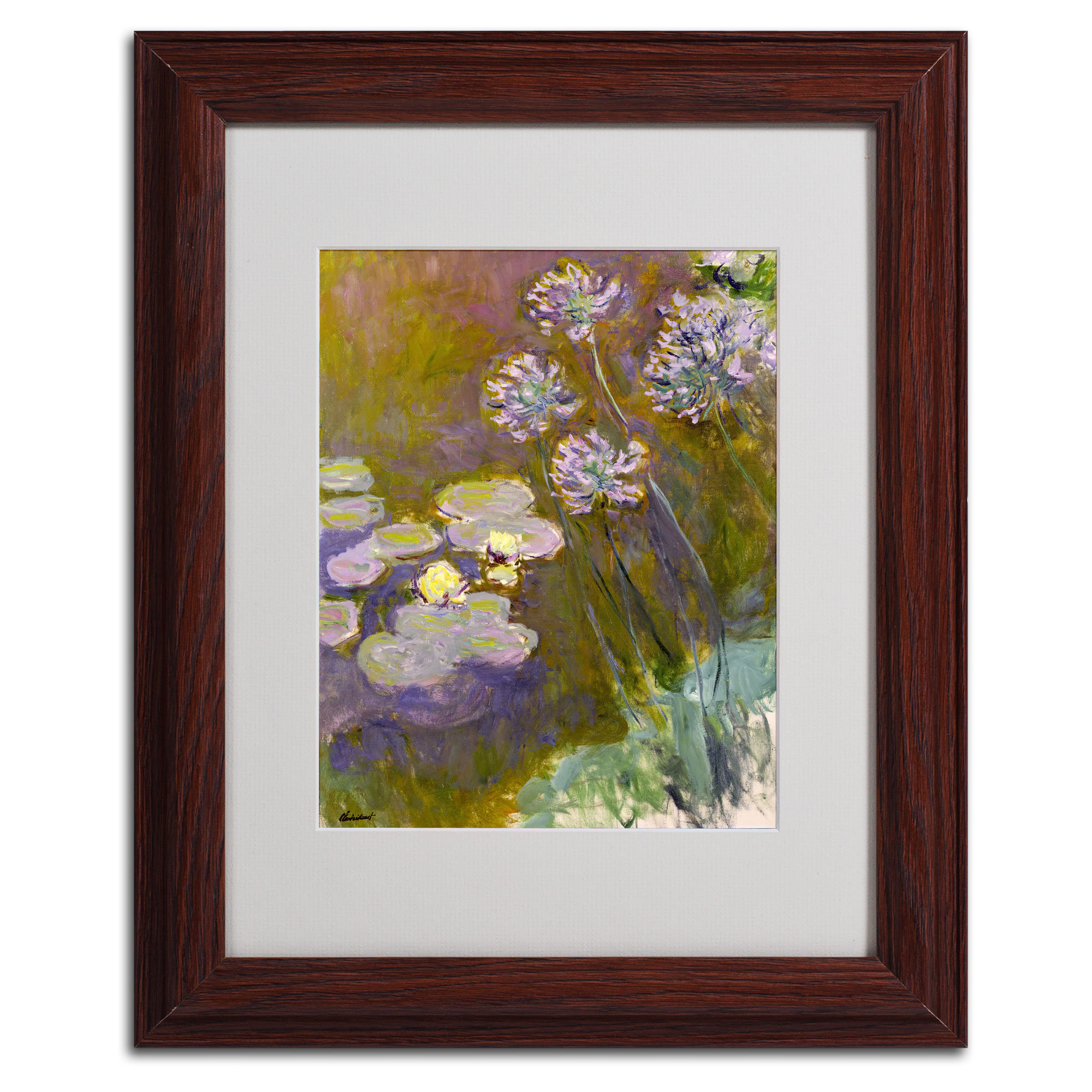 Vault W Artwork Claude Monet - Single Picture Frame Print on Canvas ...