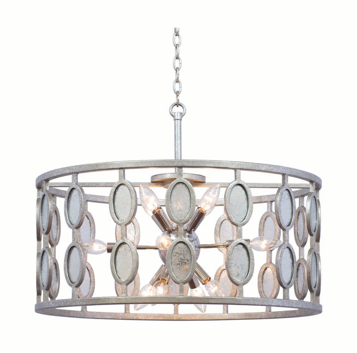 Kalco Palomar 12-Light Unique / Statement Drum Chandelier | Wayfair