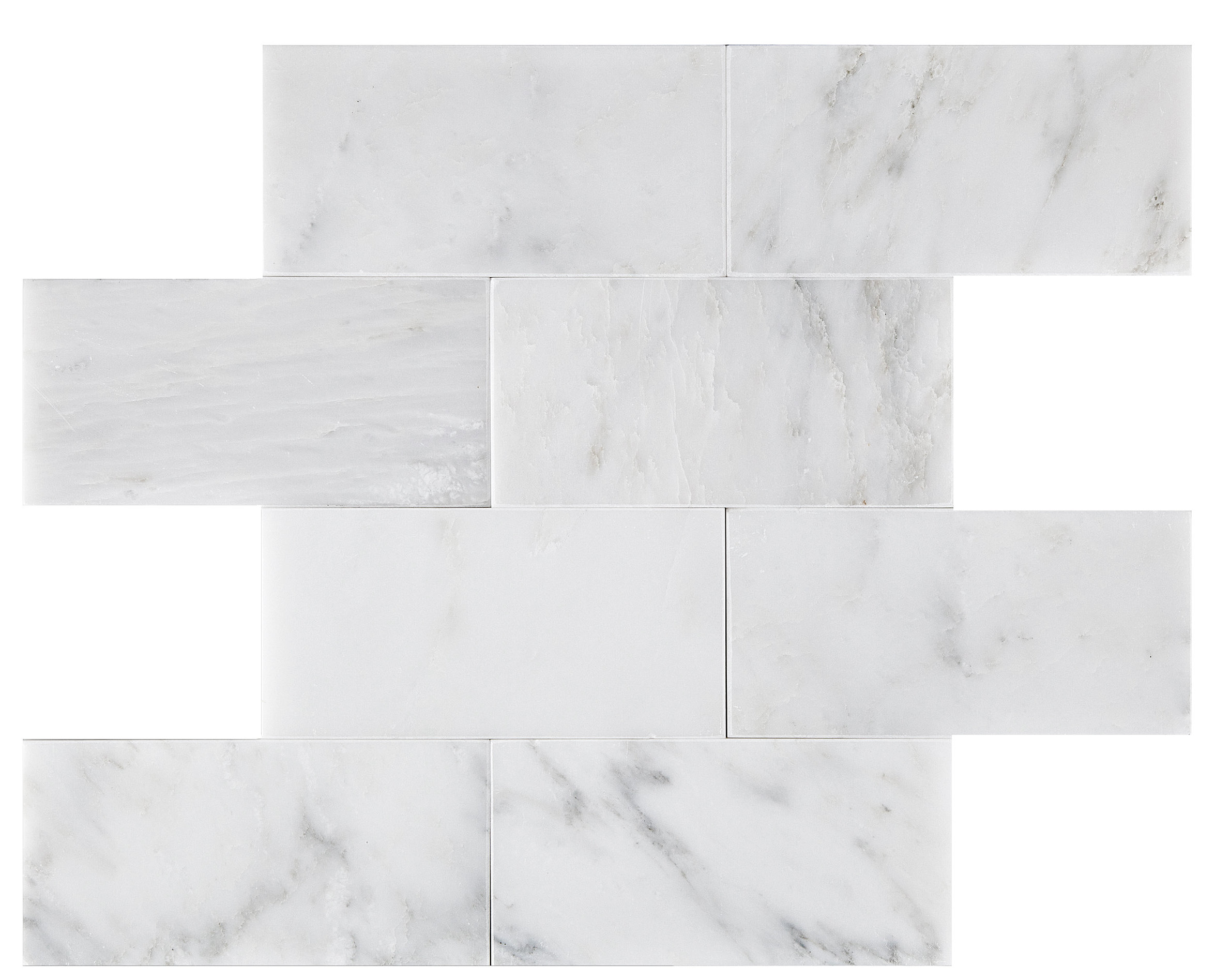Bloom Stone 3" x 6" Marble Brick Joint Mosaic Wall & Floor Tile | Wayfair