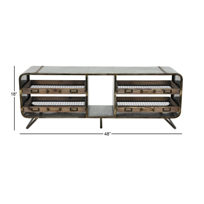 Williston Forge Rainey Metal Storage Bench & Reviews | Wayfair