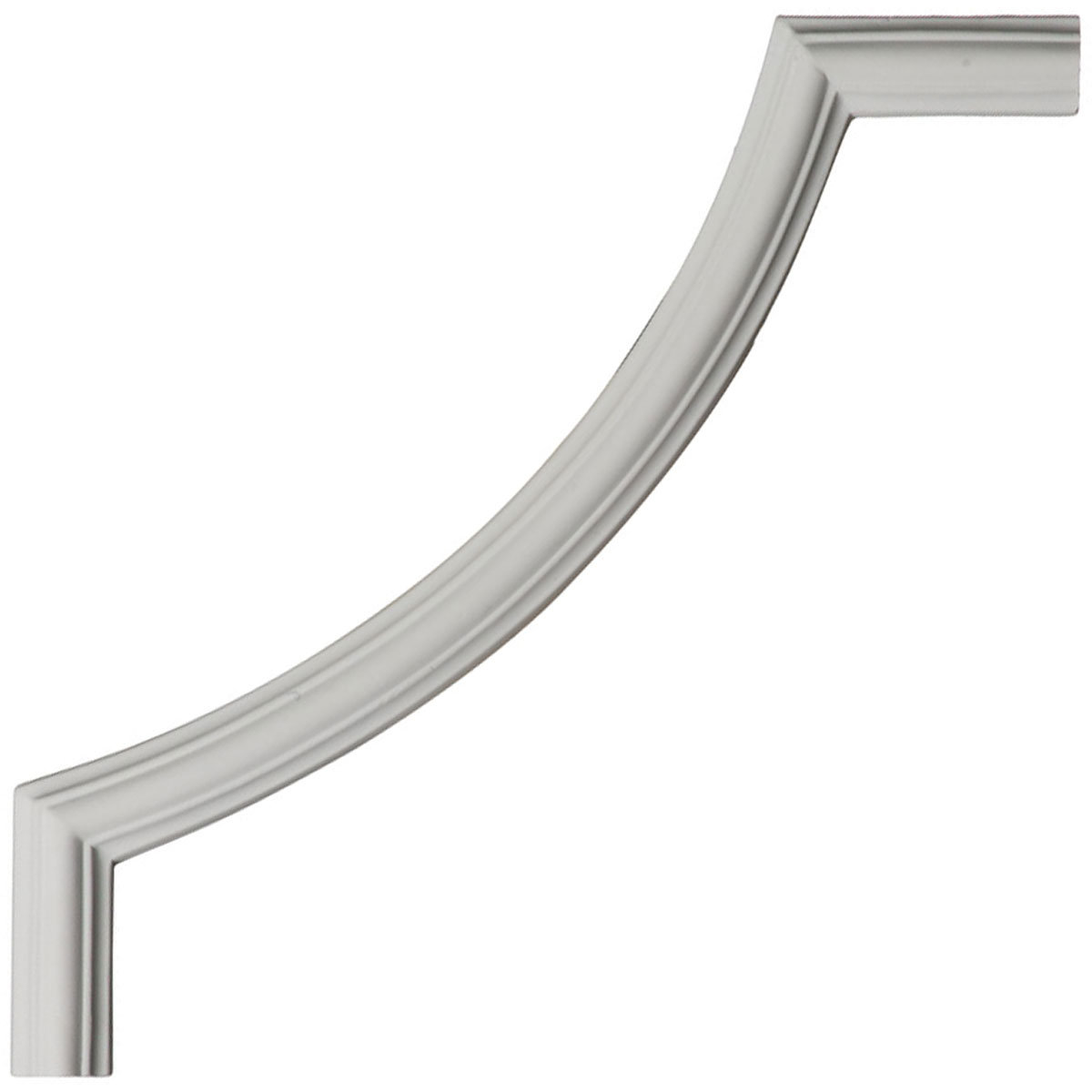 PCI Enterprises 10"W X 10"H X 1/2"P Classic Panel Moulding Corner, 8 ...