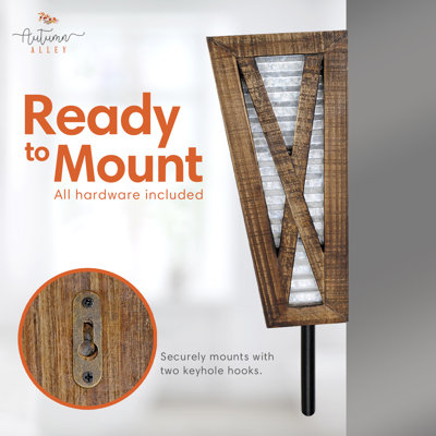 Autumn Alley Wall Mounted Towel Rack | Wayfair