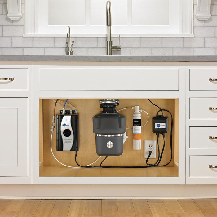 InSinkErator PRO Cover Control Plus 7/8 HP Batch Feed Garbage Disposal ...