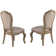 One Allium Way® Maxen Tufted Side Chair in Beige | Wayfair