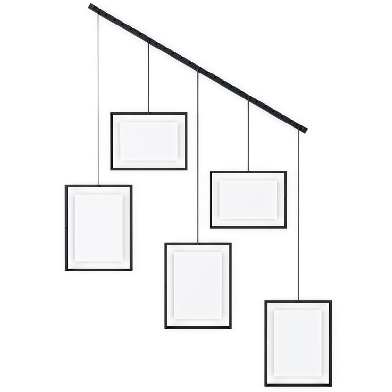 Umbra 5 Piece Matte Metal Collage Frame Set & Reviews | Wayfair