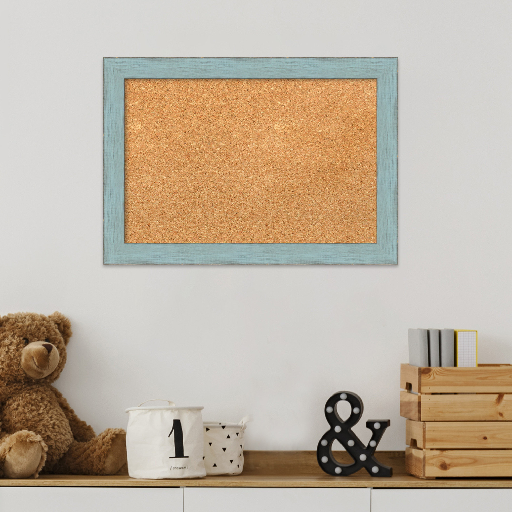 August Grove® Rustic Wall Mounted Bulletin Board & Reviews | Wayfair