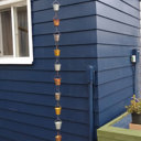 The Holiday Aisle® Galvanized Iron Buckets Rain Chain & Reviews | Wayfair