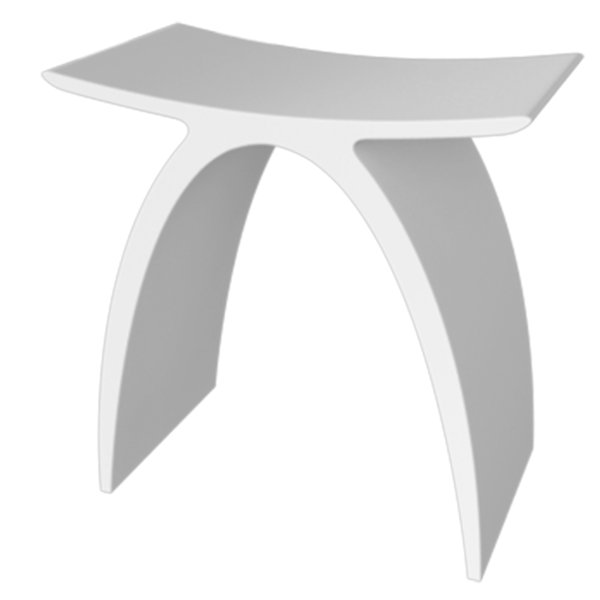 Ebern Designs Willhite Stone Resin Arched Shower Chair - Wayfair Canada