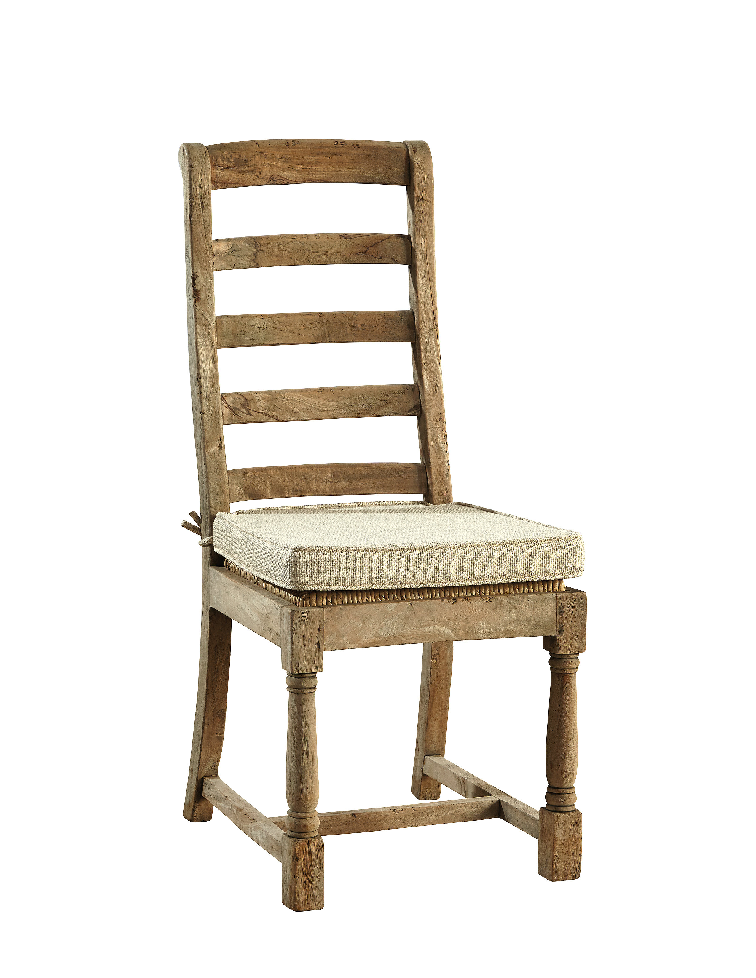 One Allium Way® Beebe Solid Wood Ladder Back Side Chair in Natural ...