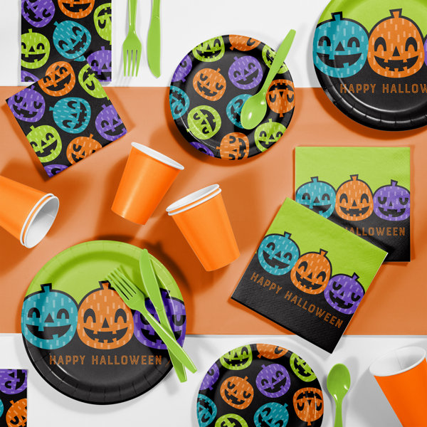 The Holiday Aisle Jessamine Halloween 81 Piece Party Supplies Kit | Wayfair