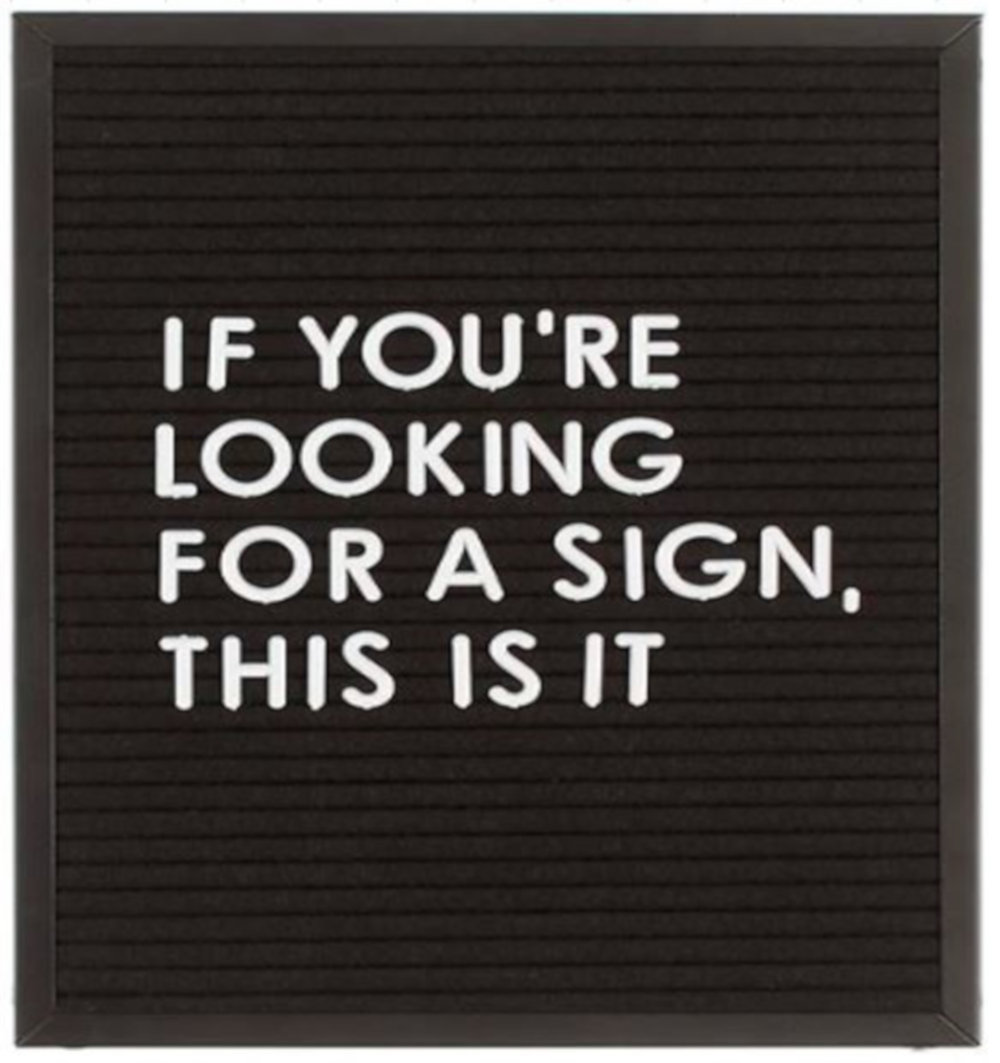 Latitude Run® Felt Free Standing Changeable Letter Board | Wayfair