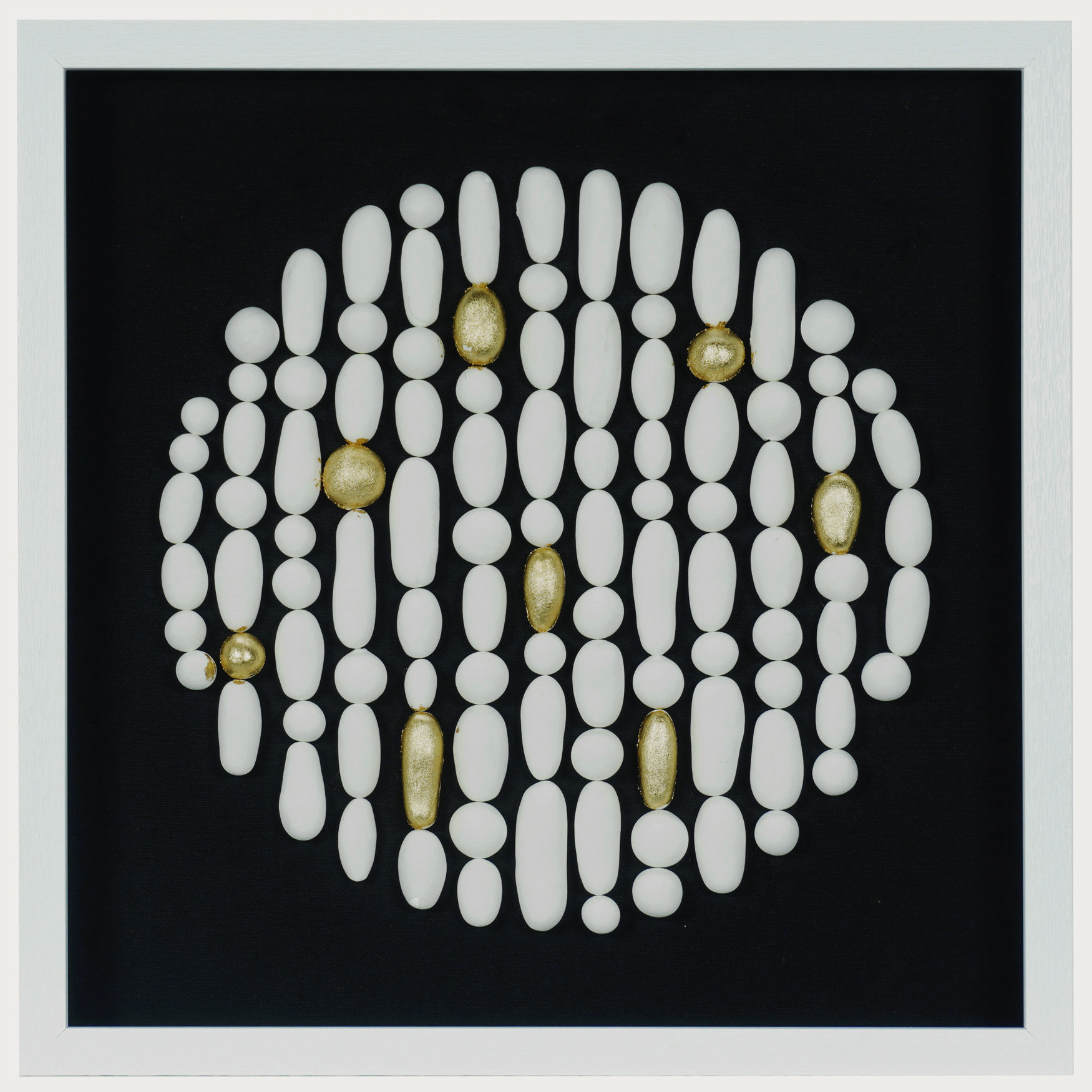 Dakota Fields Clay Beads Shadow Box Wall Décor | Wayfair