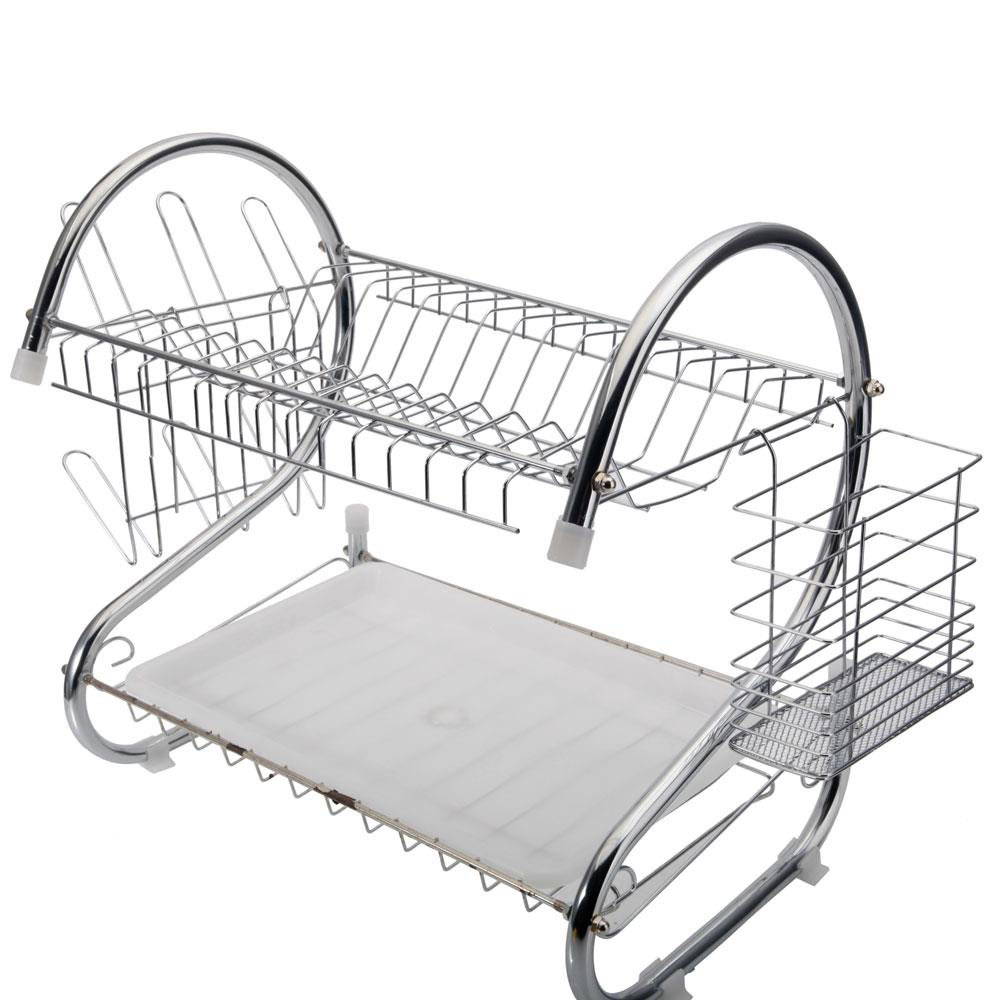 Winado 2 Tier Drying Stainless Steel Disk Rack & Reviews | Wayfair