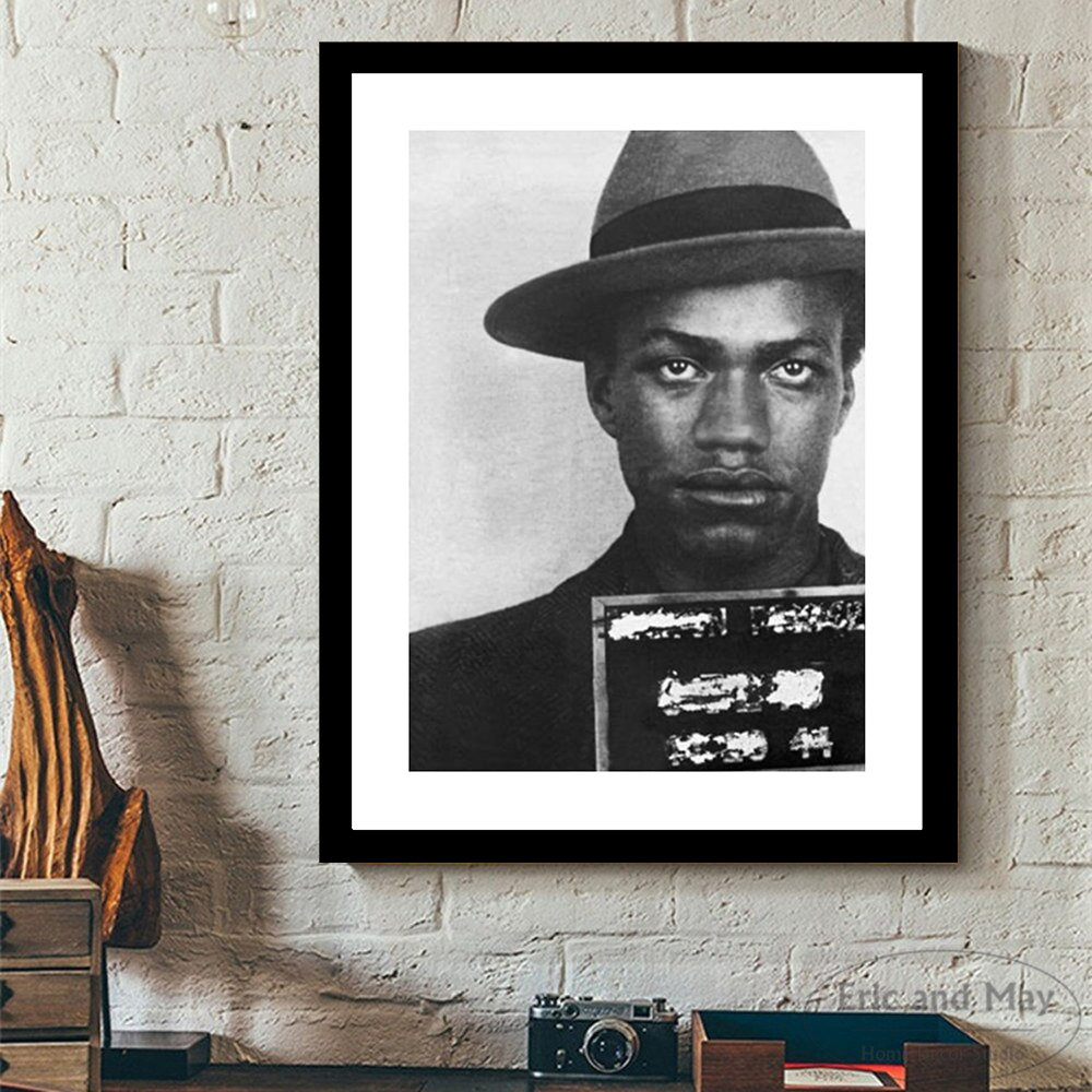 Venice Beach Collections Malcolm X 1944 Mugshot - Painting on | Wayfair