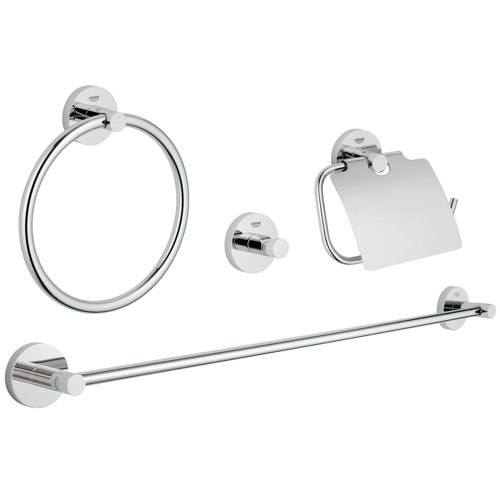 GROHE Essentials 4 - Piece Bathroom Hardware Set & Reviews | Wayfair