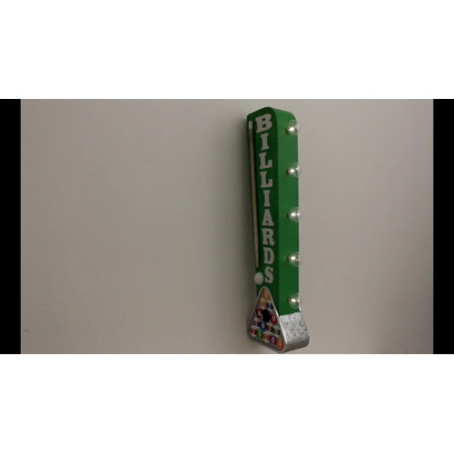 CYRG Billiards Pool Cue LED Marquee Sign & Reviews | Wayfair